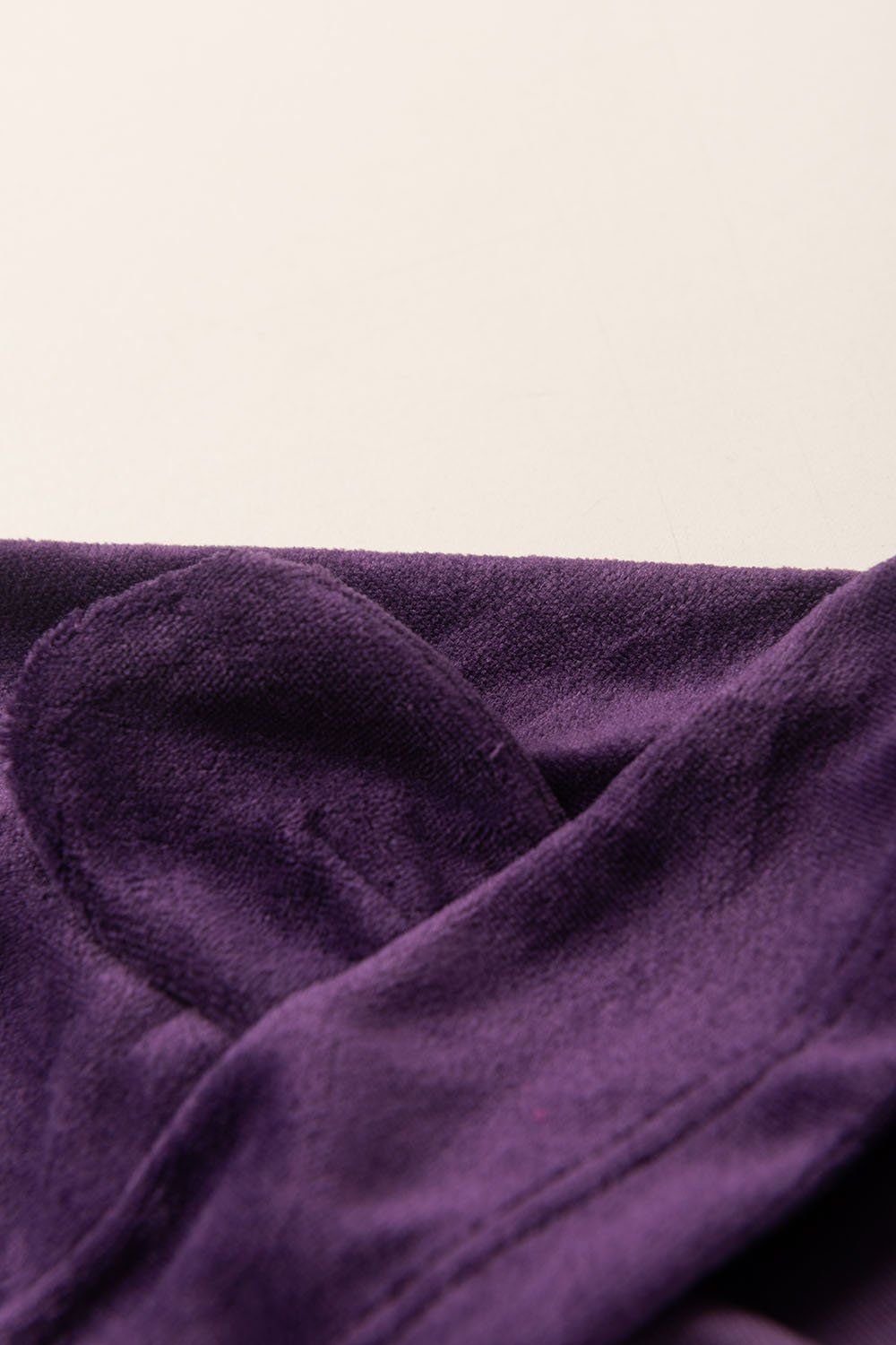 Conjunto Infantil Menina Plush - Orelinhas - Roxo